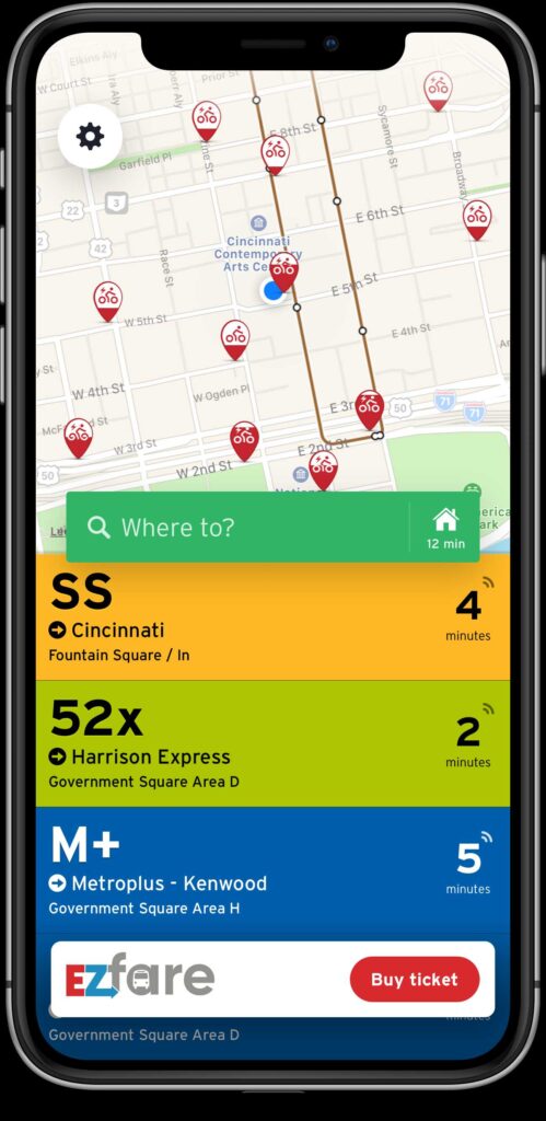Transit App -Metro | Providing Bus Transit for the Cincinnati Region
