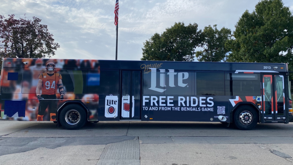 Bengals Fans Score Fare-Free Rides On October 15Th, Courtesy Of Miller ...