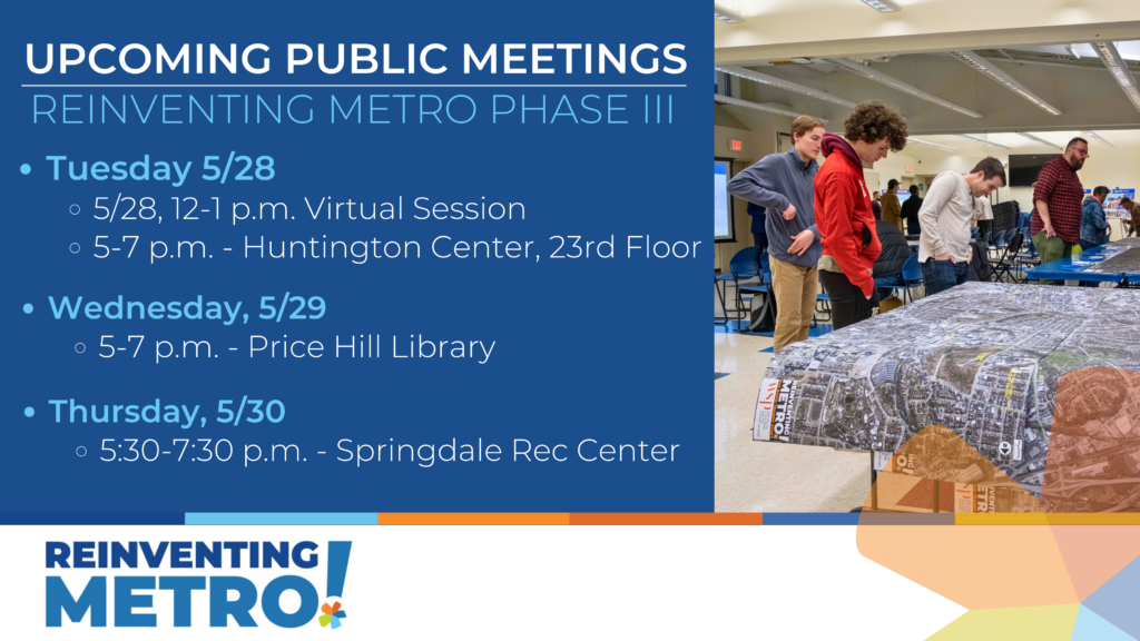 Metro To Host Public Meetings On Upcoming Reinventing Metro Plan ...